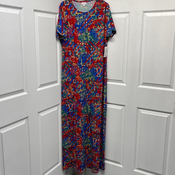 LuLaRoe | Dresses | Lularoe New Large Maria Maxi Dress Nwt | Poshmark